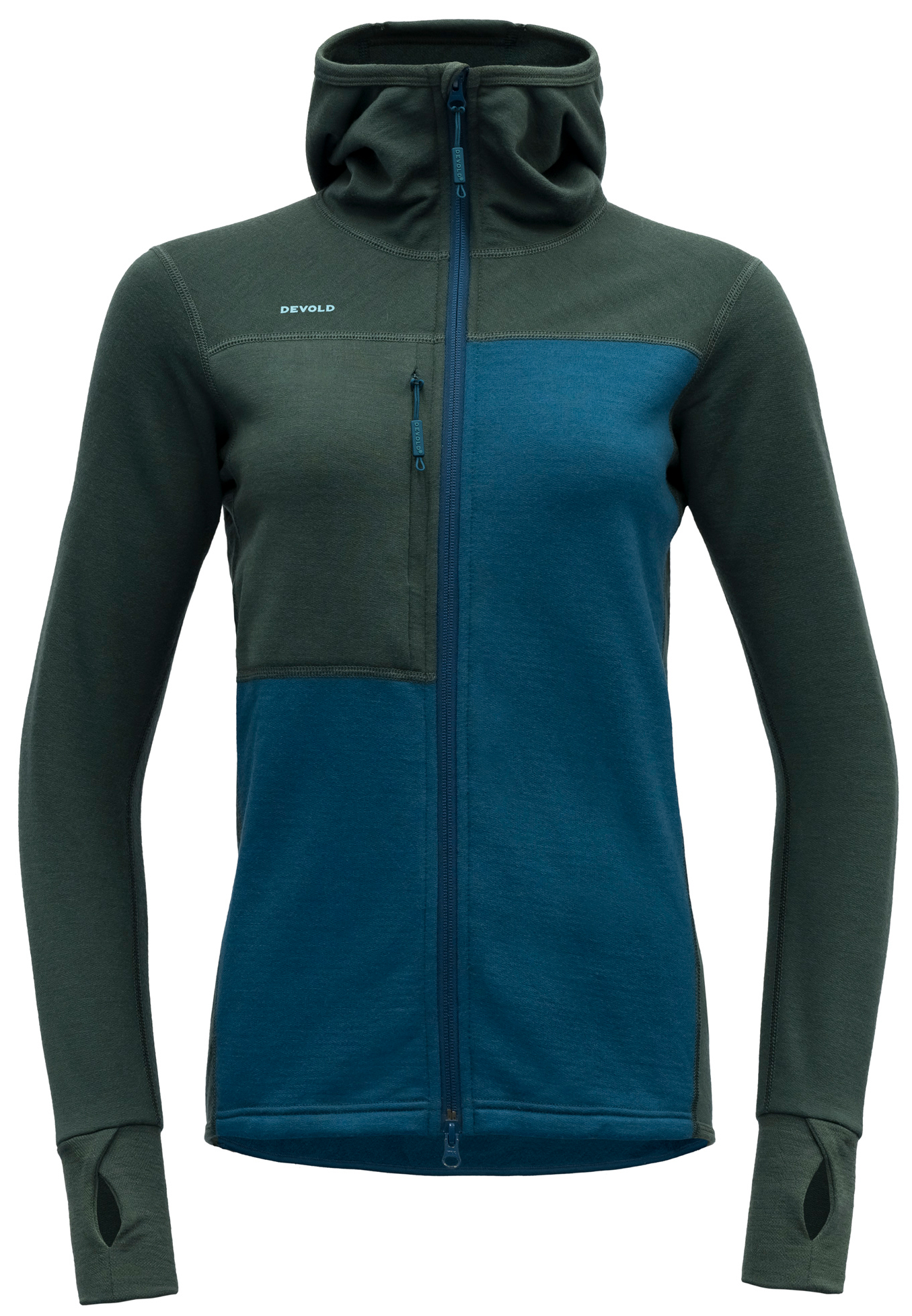 Devold Nibba Merino Jacket Hood Dame Dame | Anton Sport