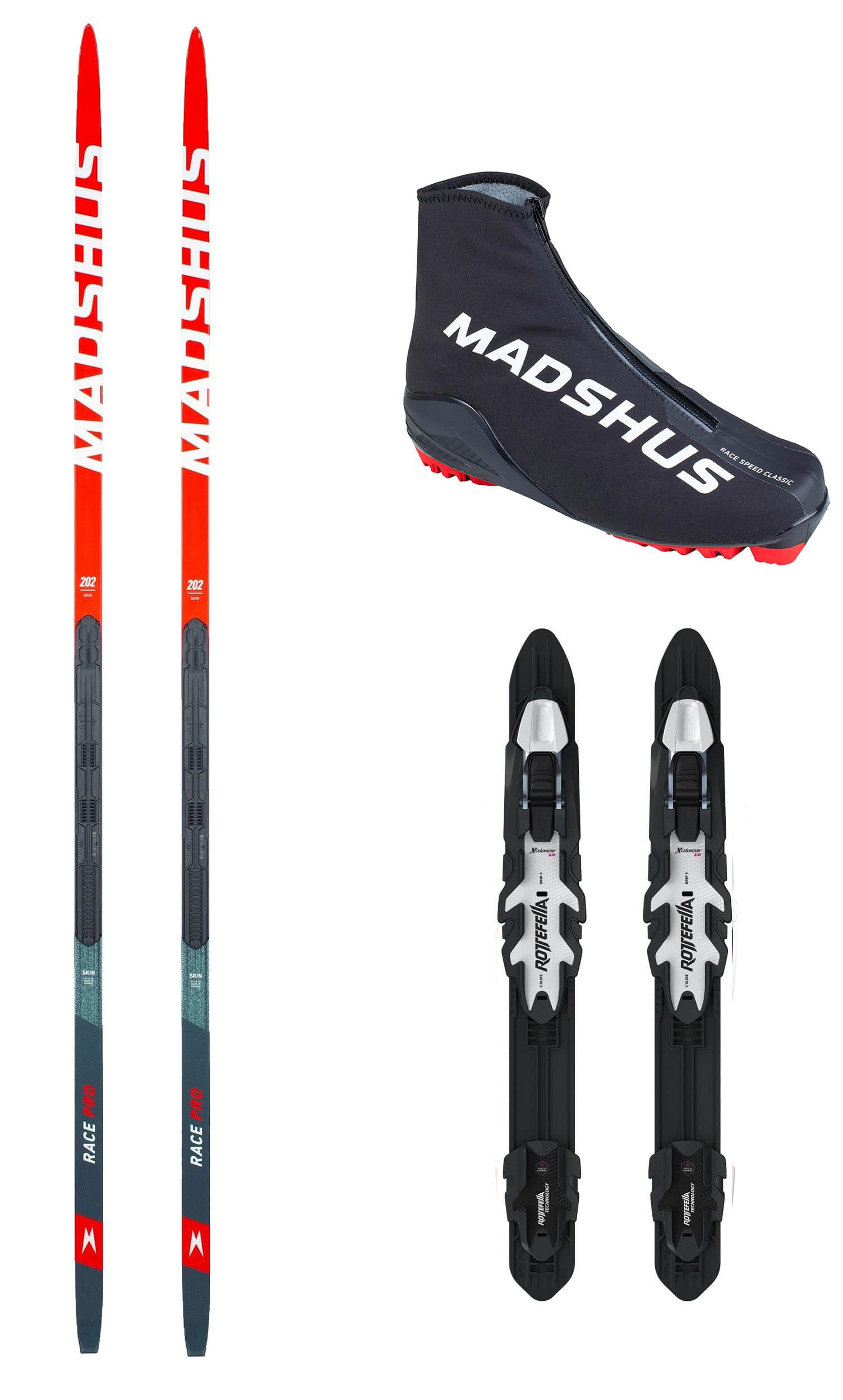 Madshus Race Pro Skin og med Xcelerator 2.0 Classic Race Speed Classic ...