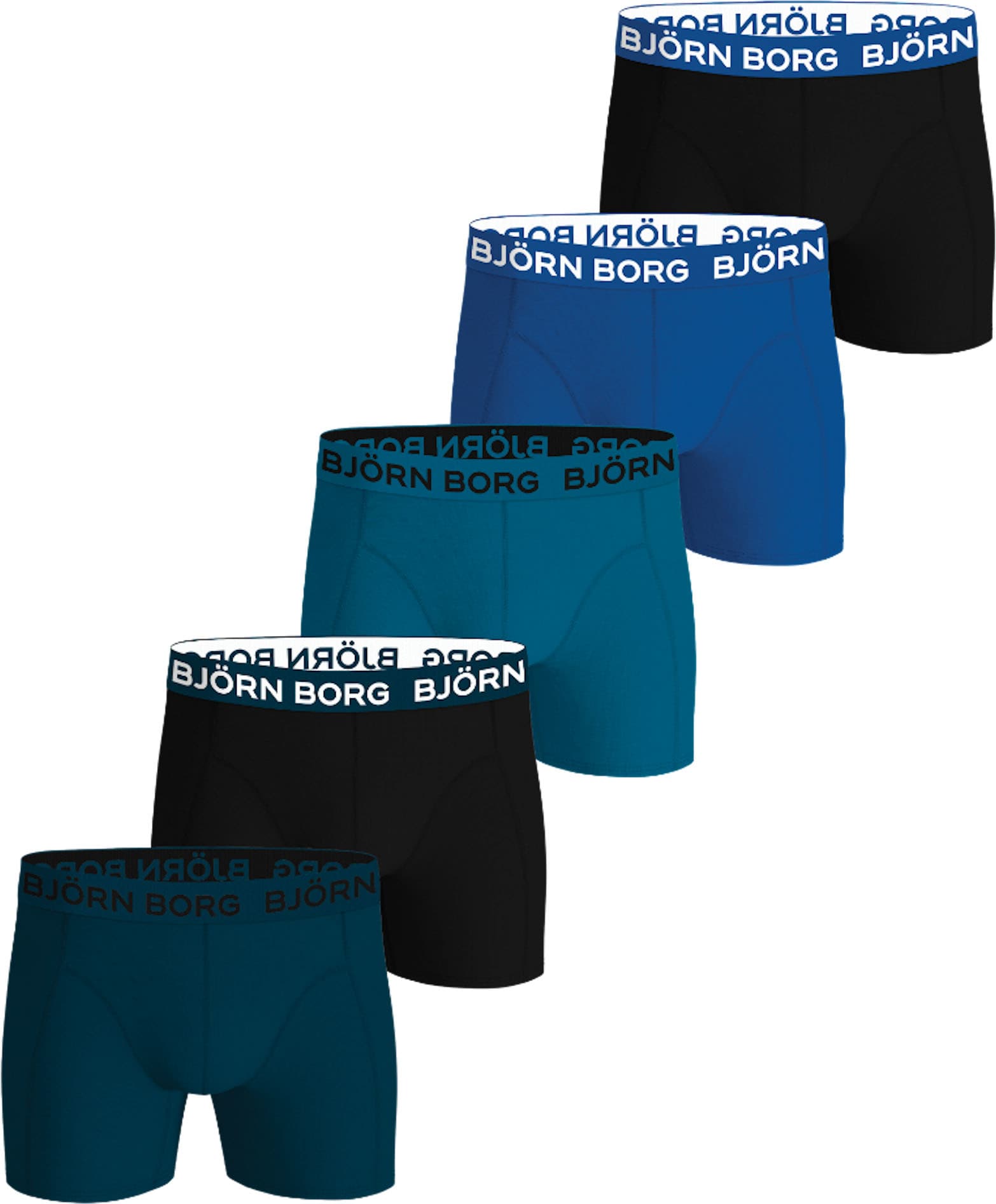 Bjørn Borg Cotton Stretch Boxers 5-Pack Herre Herre