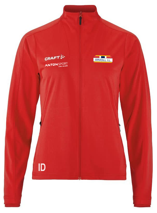 Craft Årvoll Evolve 2.0 Full Zip Jacket Dame med Trykk Dame | Anton Sport