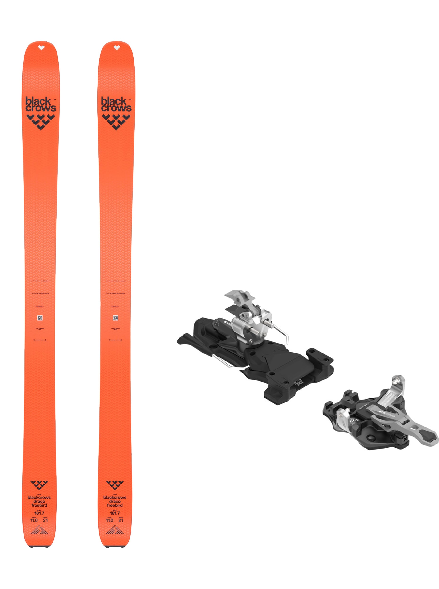 Black Crows Draco Freebird med Freeraider 15 Unisex | Sportsnett