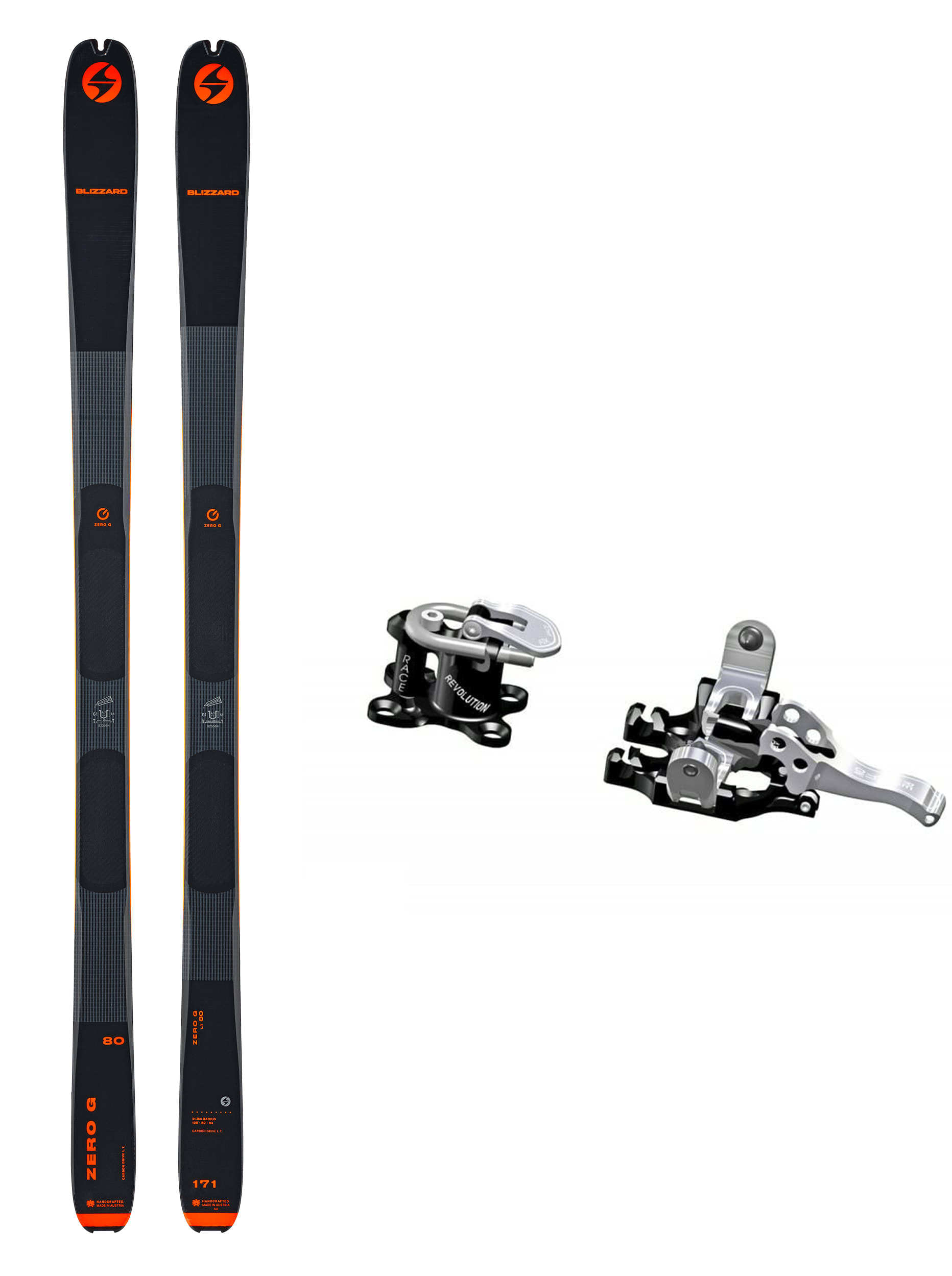 Blizzard Zero G LT 80 med Revolution World Cup Unisex | Sportsnett