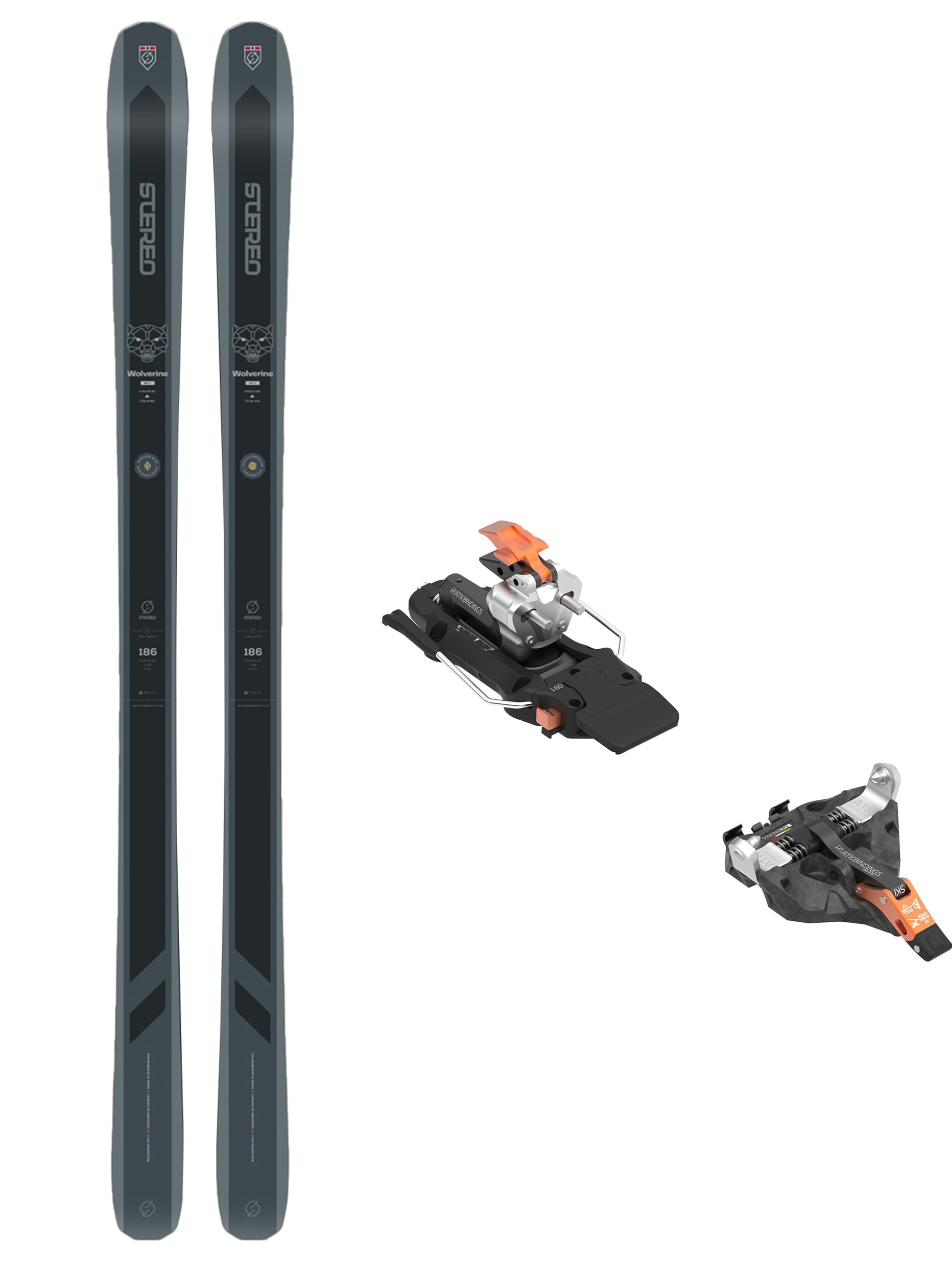 Stereo Skis Wolverine MK5 med ATK C-Raider 12 Unisex | Anton Sport