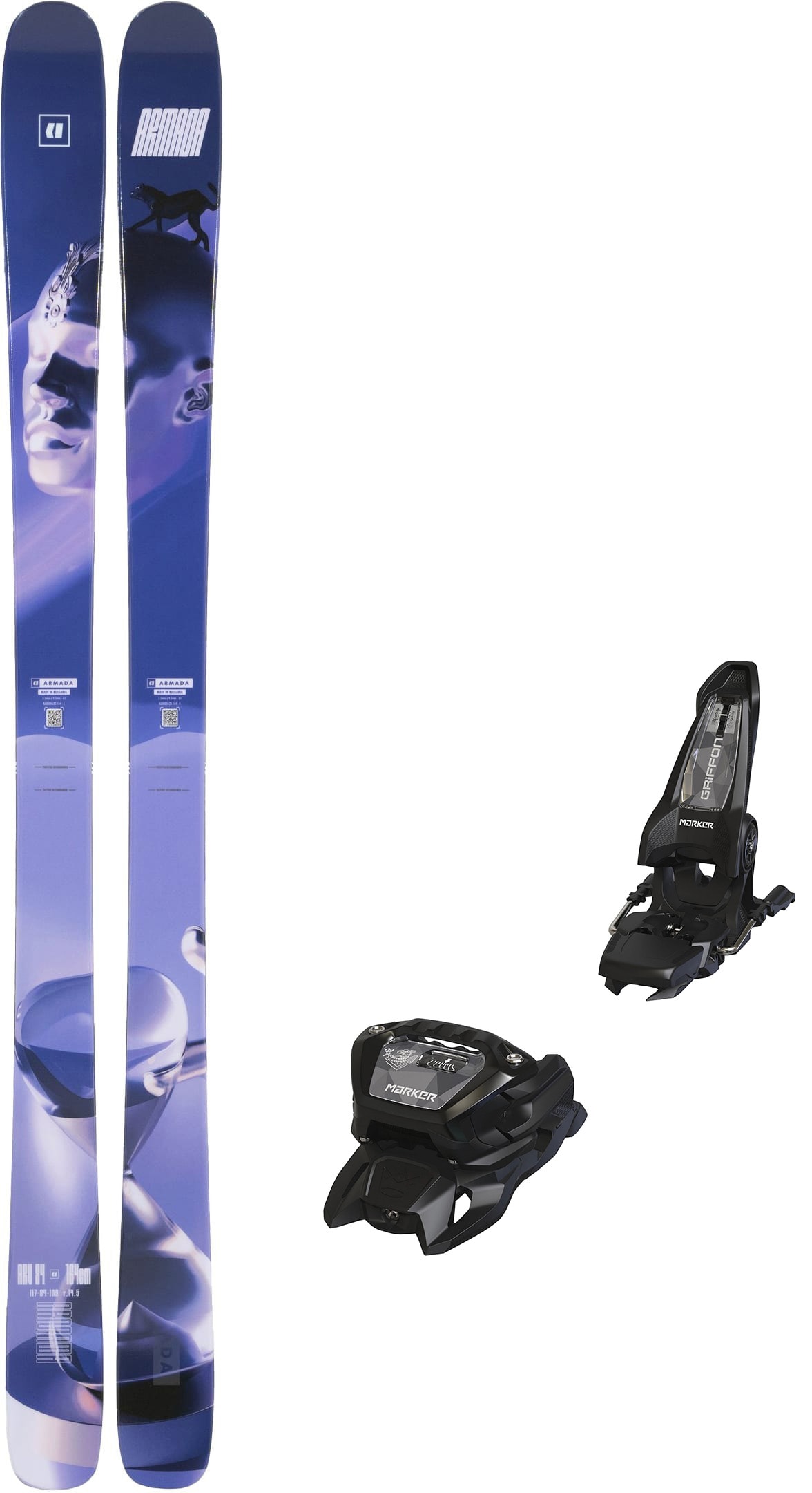 Armada ARV 84 (Long) med Marker Griffon 13 Barn | Anton Sport