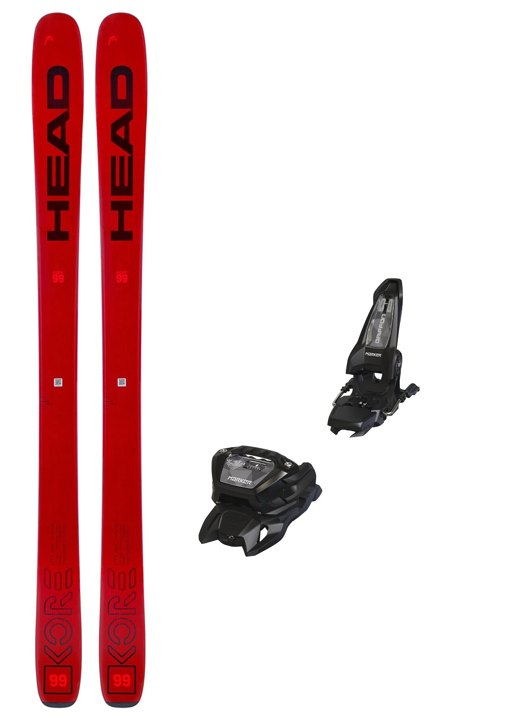 Head Kore 99 med Marker Griffon 13 Unisex | Sportsnett